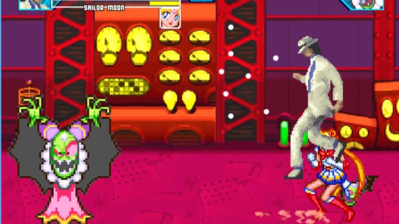 Mugen Battle 98 Michael Jackson & Sailor Moon vs Cackletta - YouTube