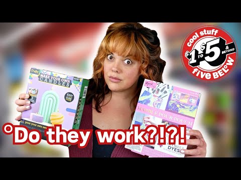 I Tried DIY craft kits from five below! DID they work? YOU DECIDE ...