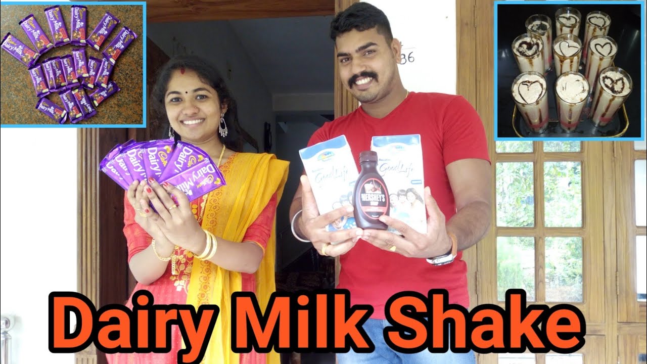 DAIRY MILK SHAKE /Cadbury Dairy Milk Shake Recipe/Chocolate Milk Shake ...