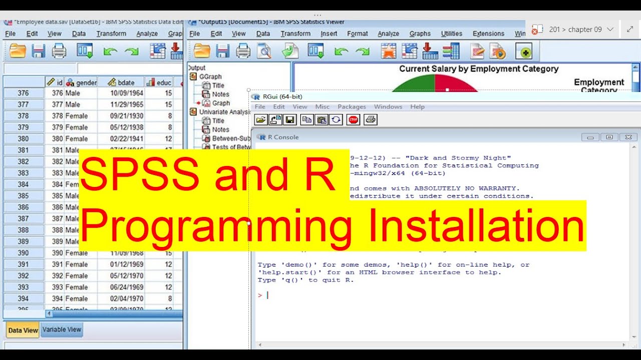 SPSS and R programming Installation Process - YouTube