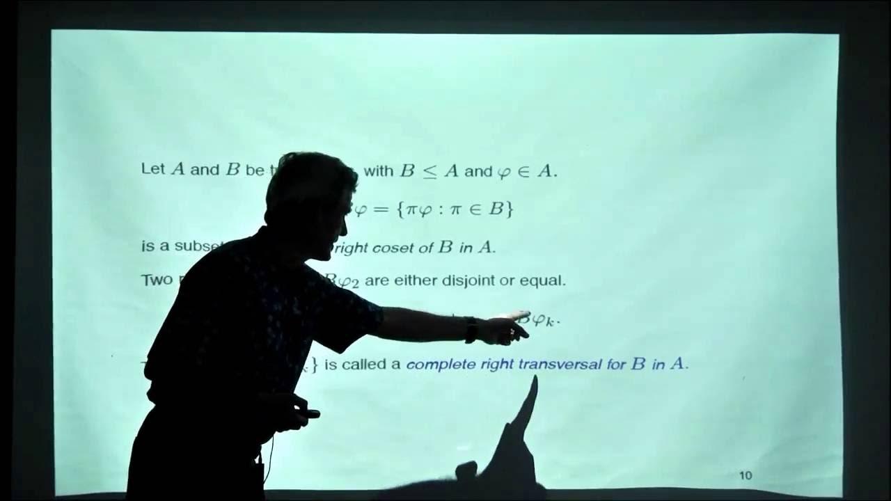 Lecture 1: Complexity classes and the graph isomorphism problem by Prof ...
