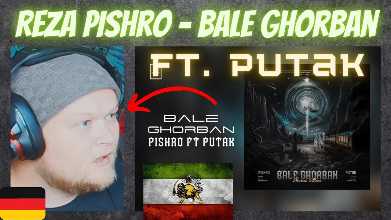💚🤍 ️ PUTAK IS A MADMAN | Reza Pishro - Bale Ghorban | GERMAN Rapper ...