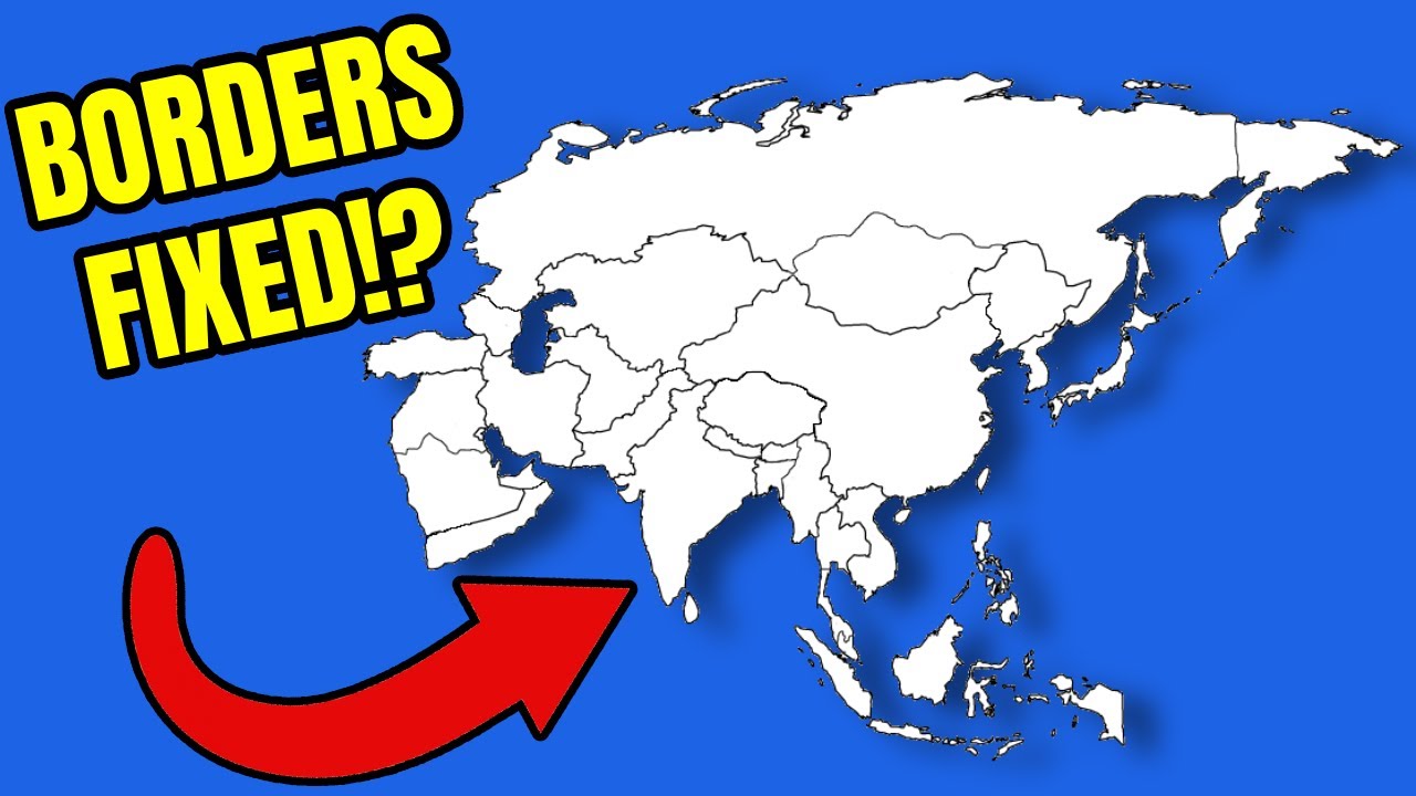 Fixing The Borders of Asia (Fixing The World Map) - YouTube
