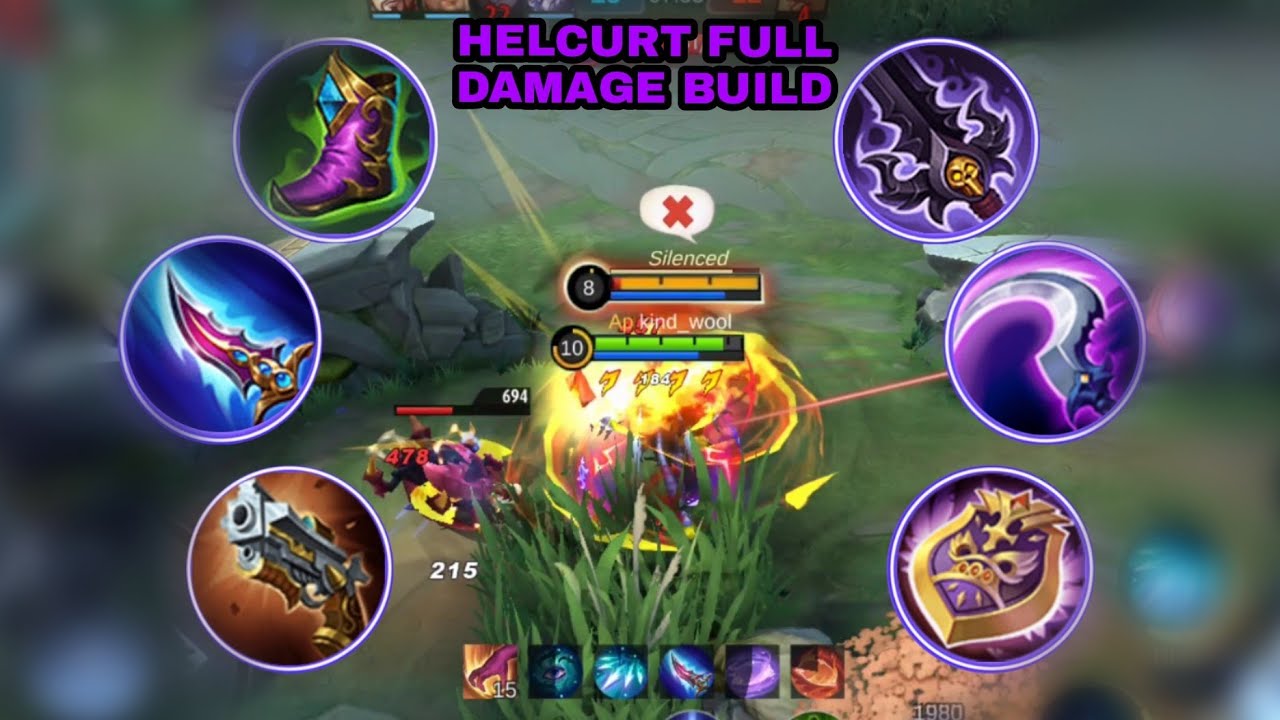 HELCURT BEST BUILD 2022 |NEW SET EMBELEM (enemy crying after im use ...
