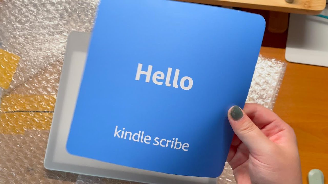 Kindle Scribe unboxing - YouTube