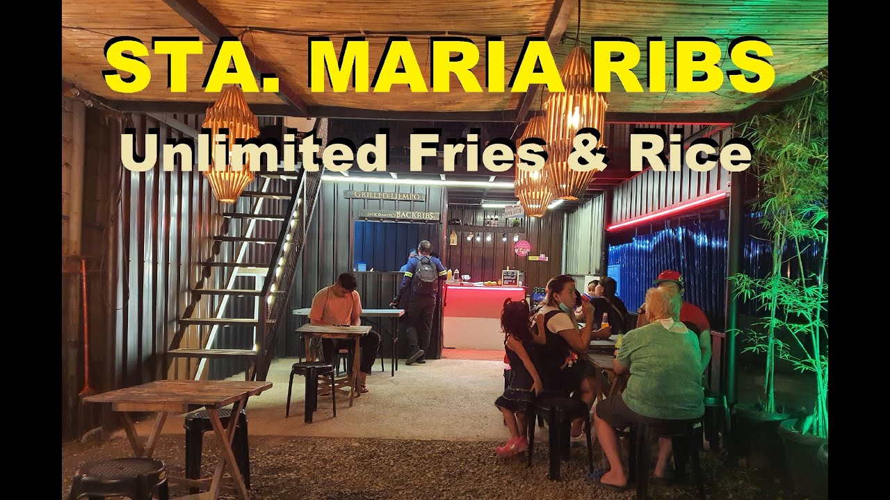 Vlog-058: Sta. Maria Ribs Unlimited Fries and Rice - Calamba Laguna ...
