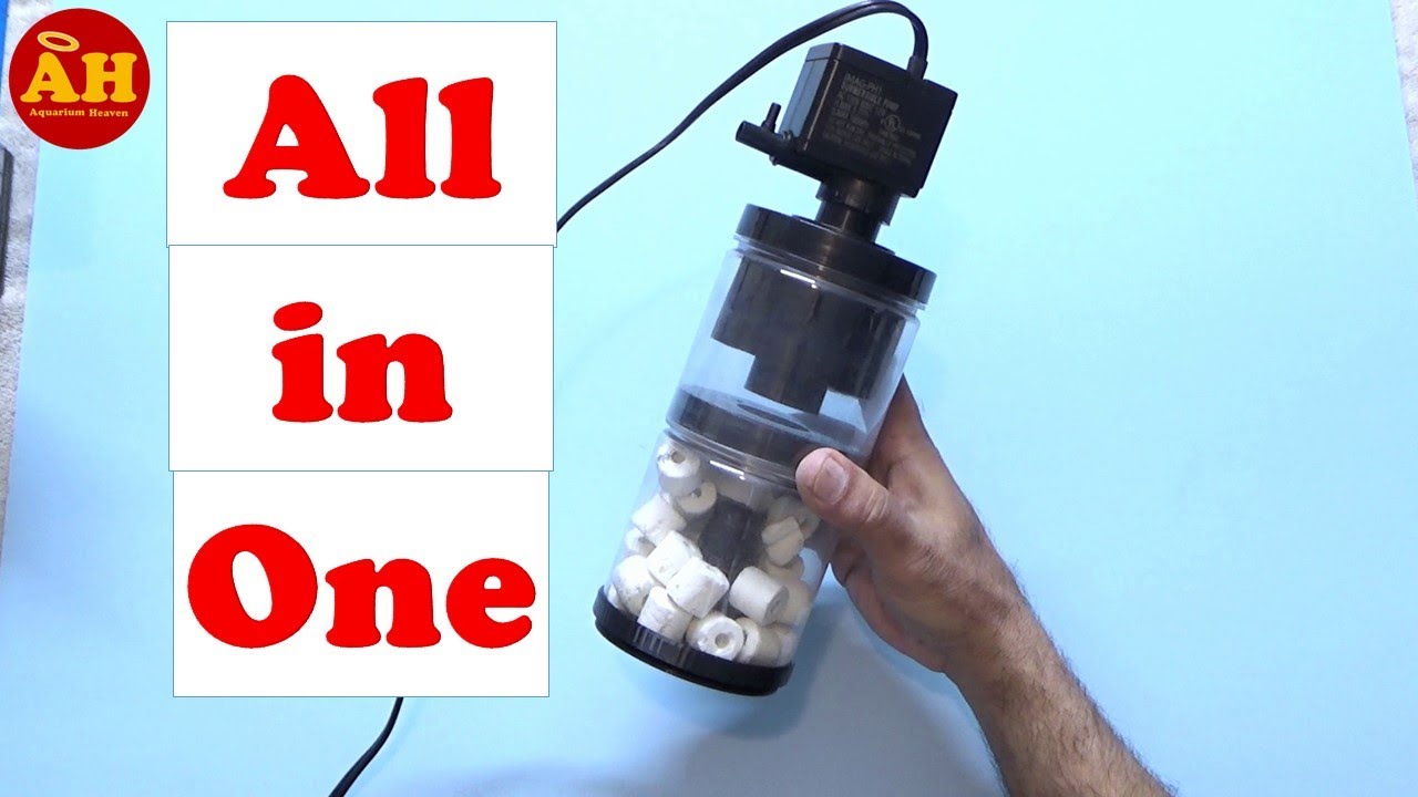 how to DIY - Sponge Filter with Media and Power Head - YouTube