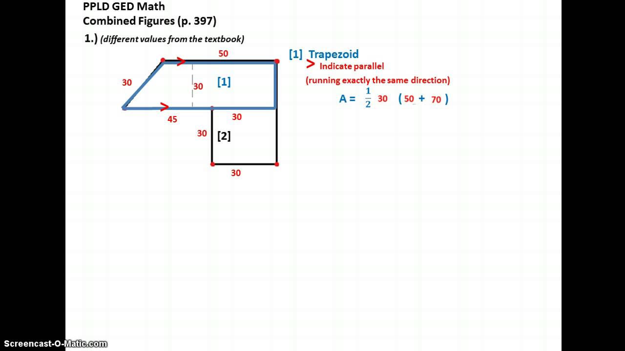 Surface Area Combined Figures - YouTube