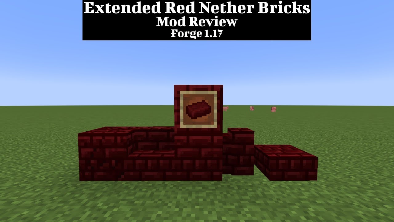 Extended Red Nether Bricks | minecraft | mod review - YouTube