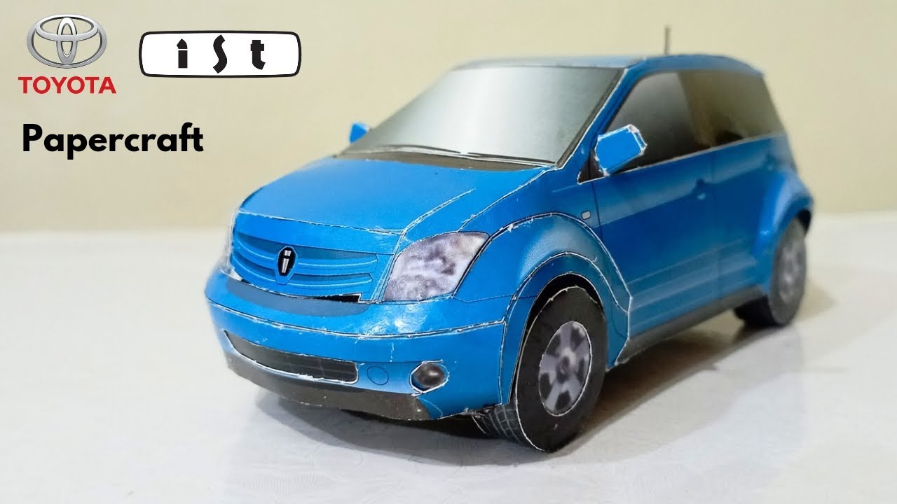 Toyota iSt Papercraft - YouTube