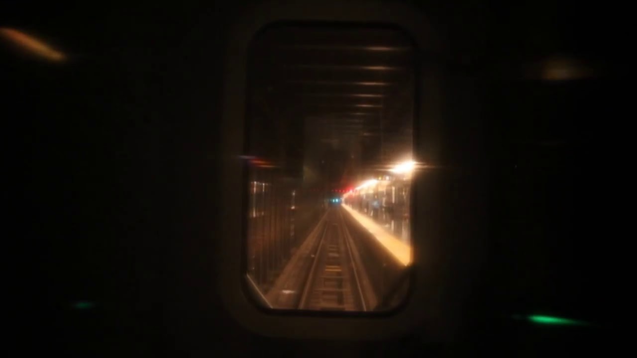 MTA NYC Subway Q Train Ride - Front Window View (January 12, 2017 ...
