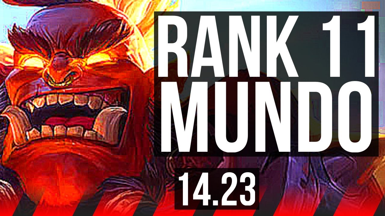 DR. MUNDO vs AMBESSA (TOP) | Rank 11 Mundo | BR Grandmaster | 14.23 ...