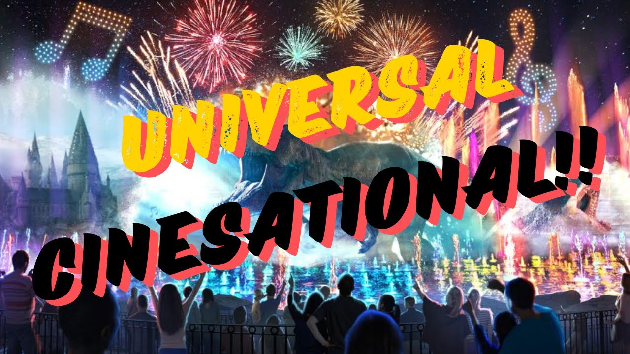New Universal Cinesational night time show! - YouTube