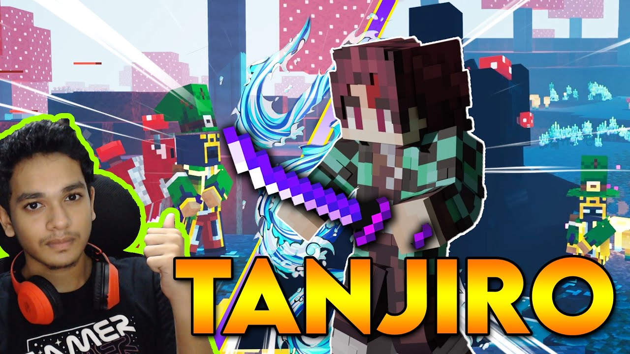 Tanjiro Themed Build In Minecraft Dungeons - Demon Slayer - YouTube
