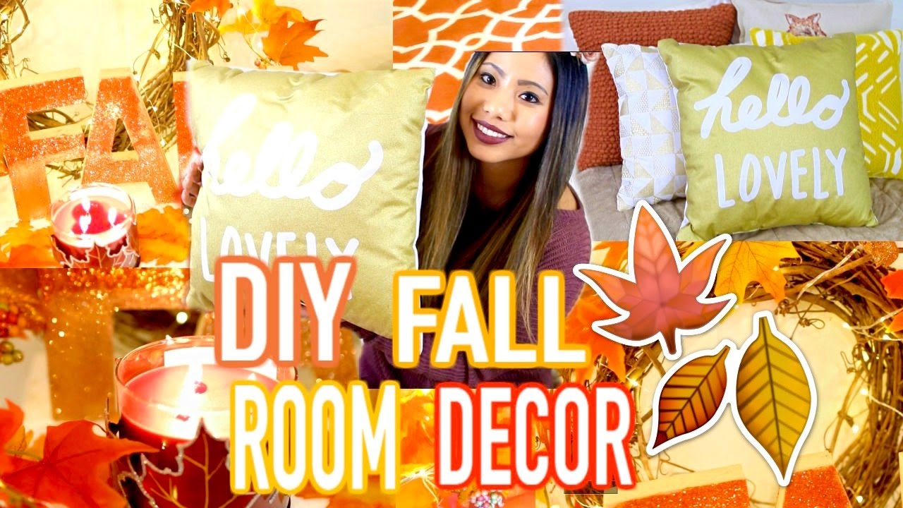 DIY Cozy Fall Room Decor 2016! Easy DIYS & MORE! - YouTube