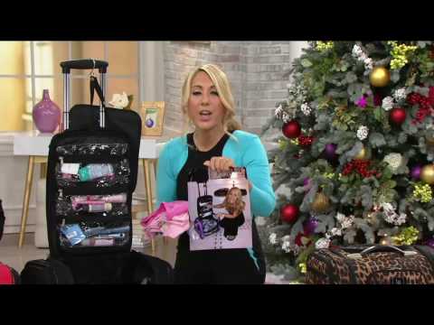Weekender Bag with Snap-In Toiletry Case by Lori Greiner on QVC