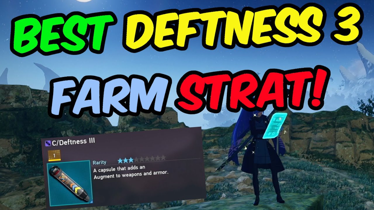 [PSO2:NGS] The Most Efficient Deftness 3 Farm Strategy! - YouTube