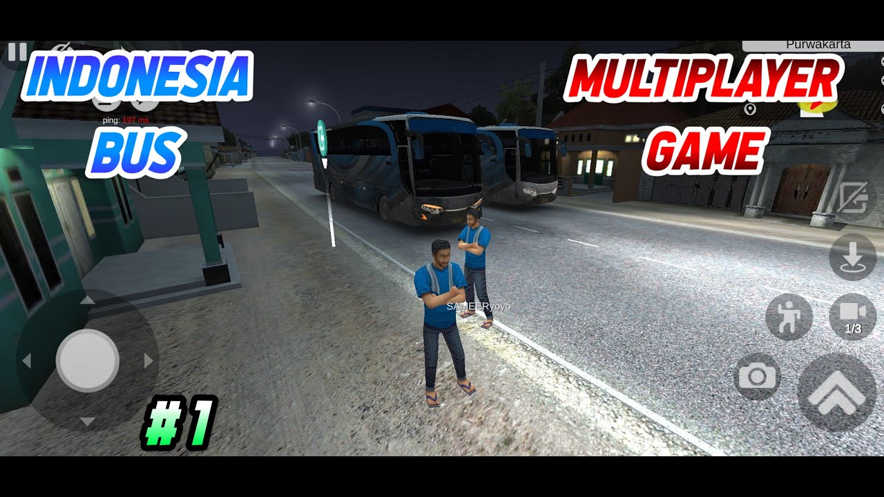 Bus simulator indonesia multiplayer game | ( Android ) Part 1 - YouTube