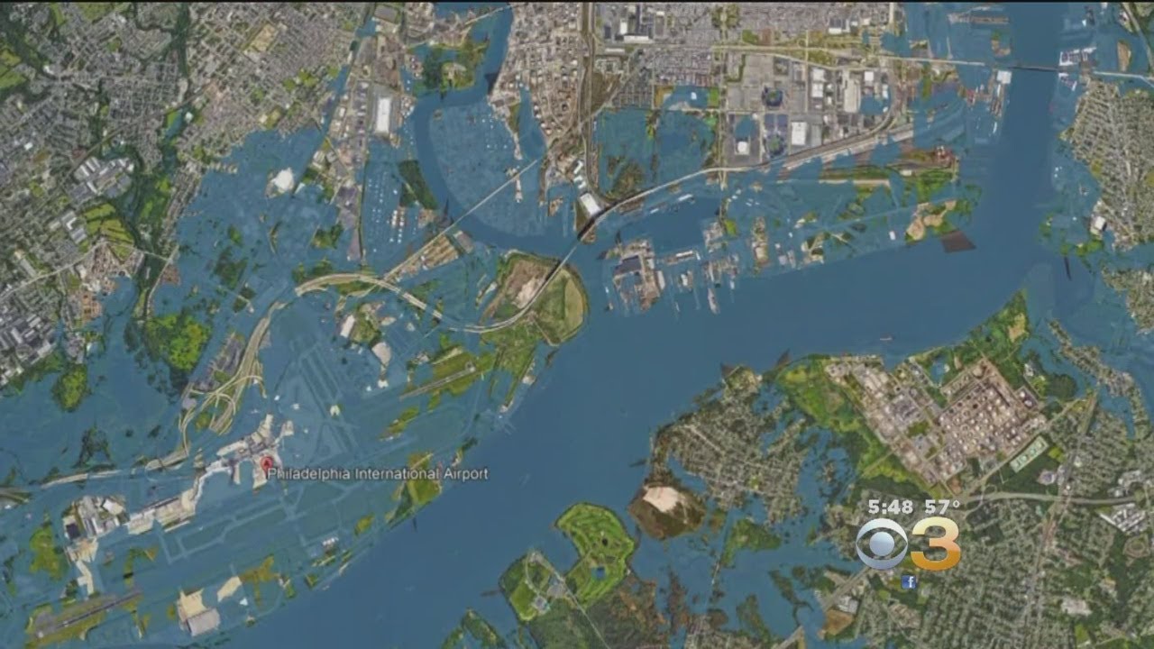 New Google Layer Shows Portions Of Philadelphia Could Be Underwater By ...