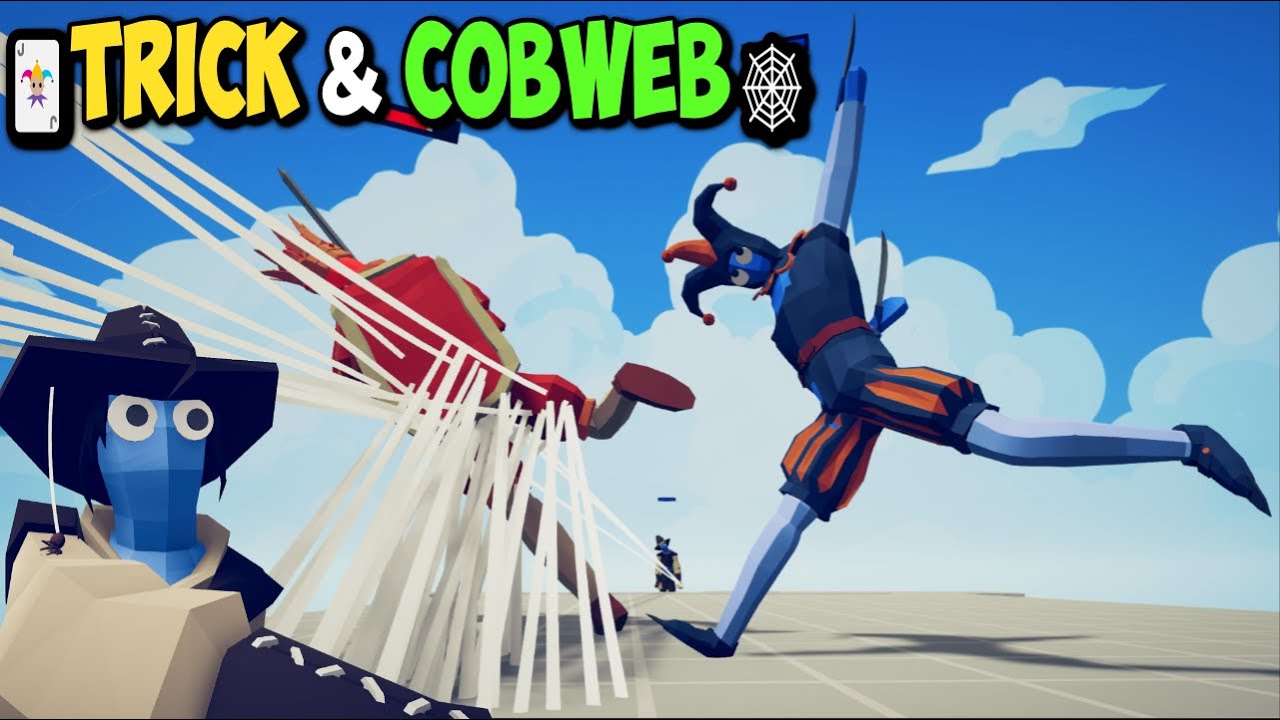🃏TRICK & COBWEB🕸️! Spider Mage and Jester vs 1x Unit - Totally Accurate ...