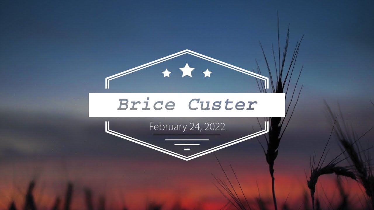 Winter Workshop 2022: Brice Custer - YouTube