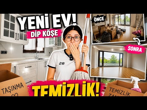 Yeni Ev Vlogu | Taşınma + Dip Köşe Temizlik