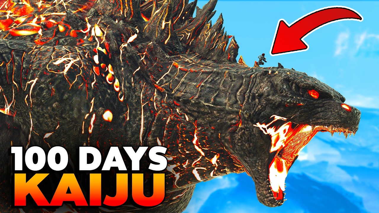 I Survived 100 Days in Kaiju ARK... Here's What Happened - YouTube