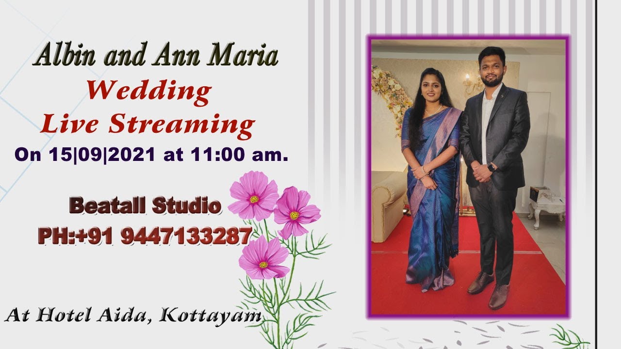 Wedding Ceremony || Albin Boban Weds Ann Maria Shaji - YouTube