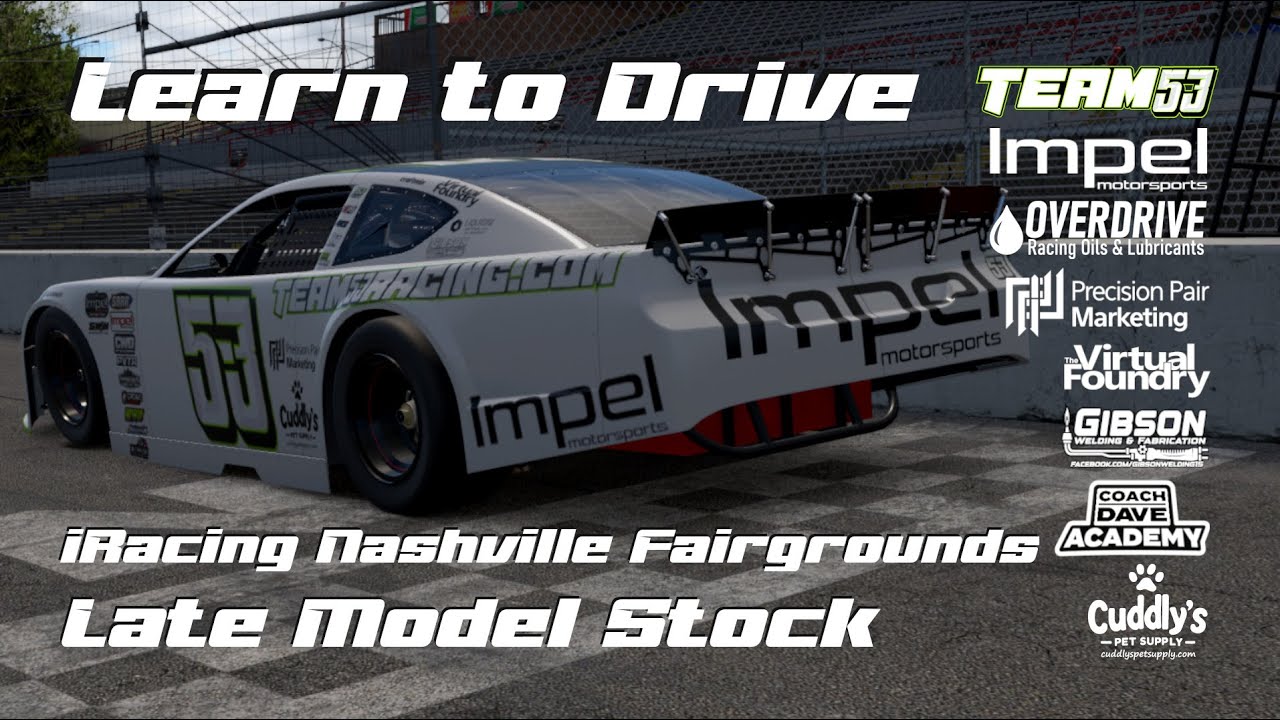 Learn to Drive Nashville Fairgrounds in an iRacing Late Model Stock for ...