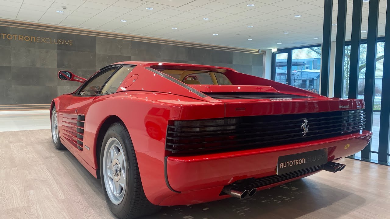 Ferrari Testarossa 1985 - Exterior & Interior Details - YouTube