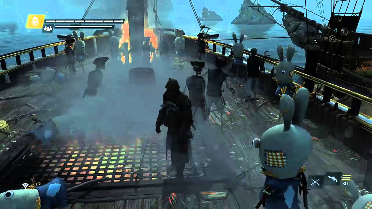 Assassin's Creed® IV Black Flag™ Skeletons vs Raving Rabbids - YouTube