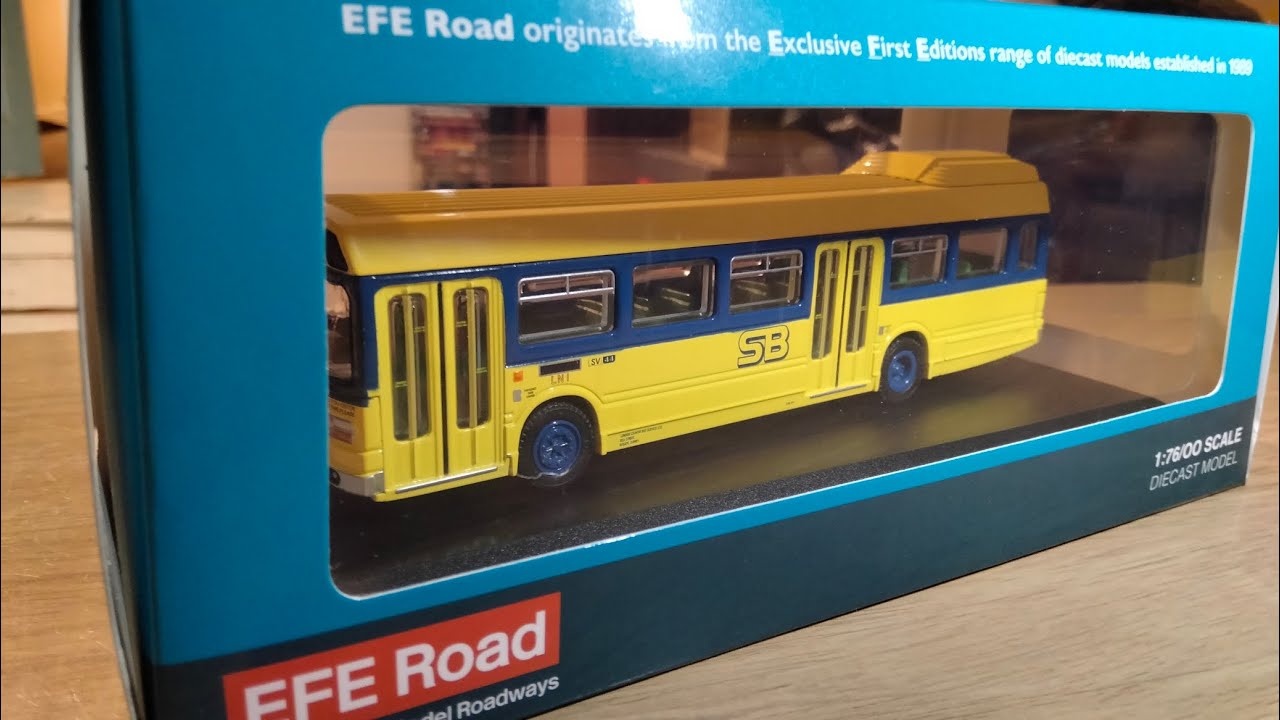 Model bus review; EFE Road Leyland National, London Country Stevenage ...