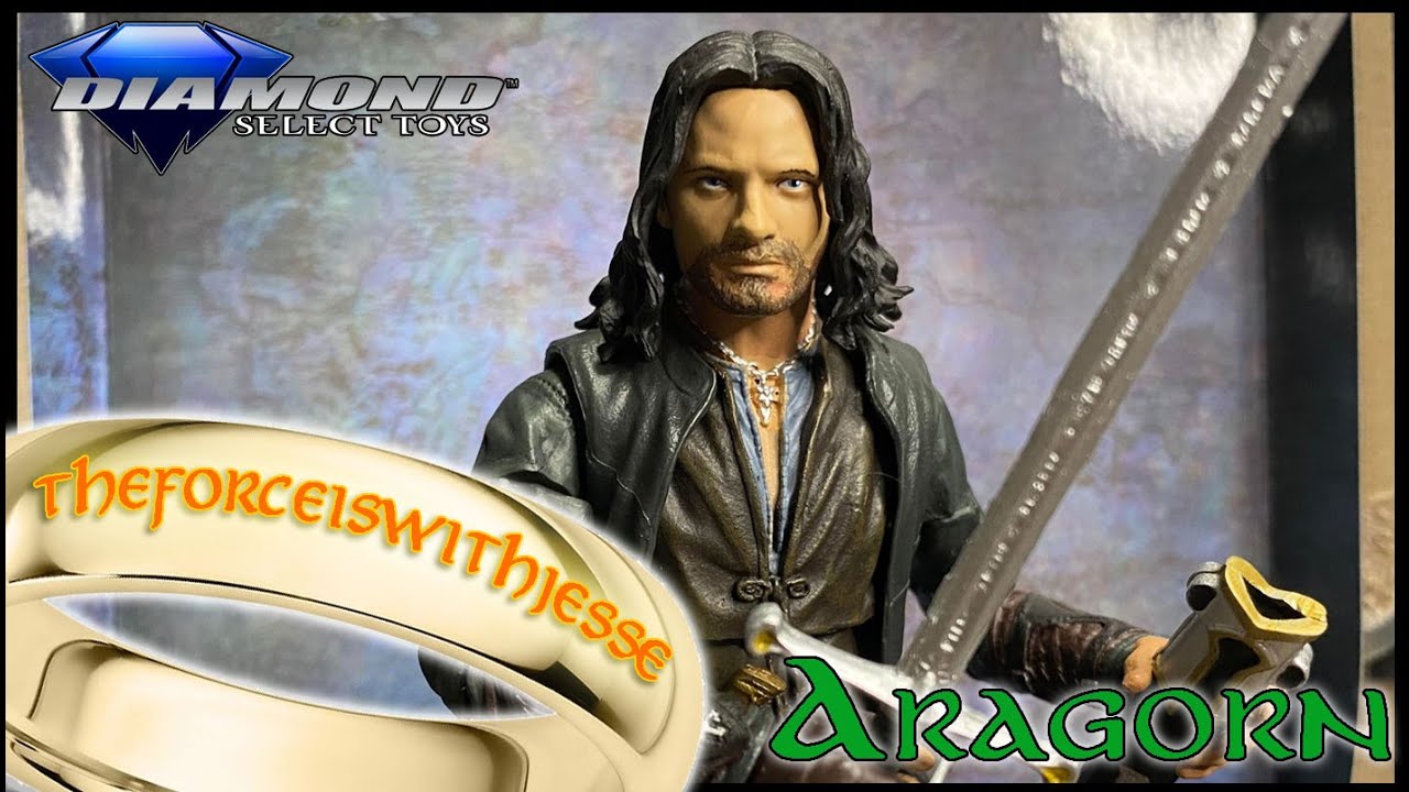 ARAGORN - LORD OF THE RINGS DELUXE ACTION FIGURE BY DIAMOND SELECT TOYS ...