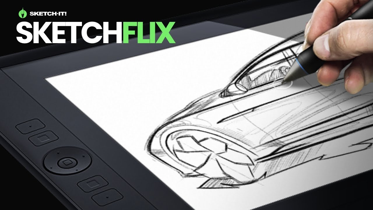 SketchFLIX - 009 | How to sketch a Shooting Brake - YouTube