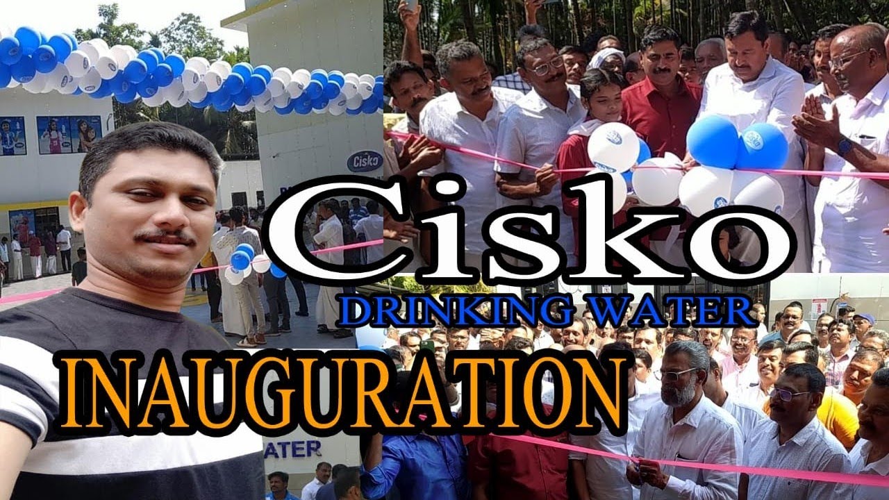 Cisko PACKAGED DRINKING WATER #inauguration #breakingnews #water # ...