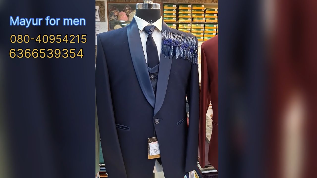 Grand 5 piece suit 😍 • Chickpet Bangalore 😃 #mayurformen - YouTube