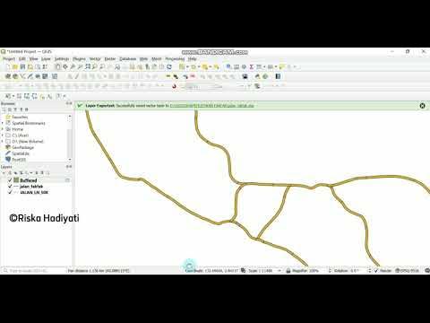 VARIABLE DISTANCE BUFFER #qgis - YouTube