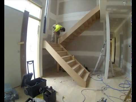 Staircase Installation - YouTube