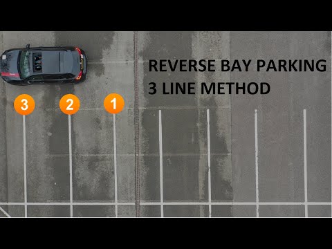 Reverse Bay Parking Manoeuvre. Practical Driving Test UK.