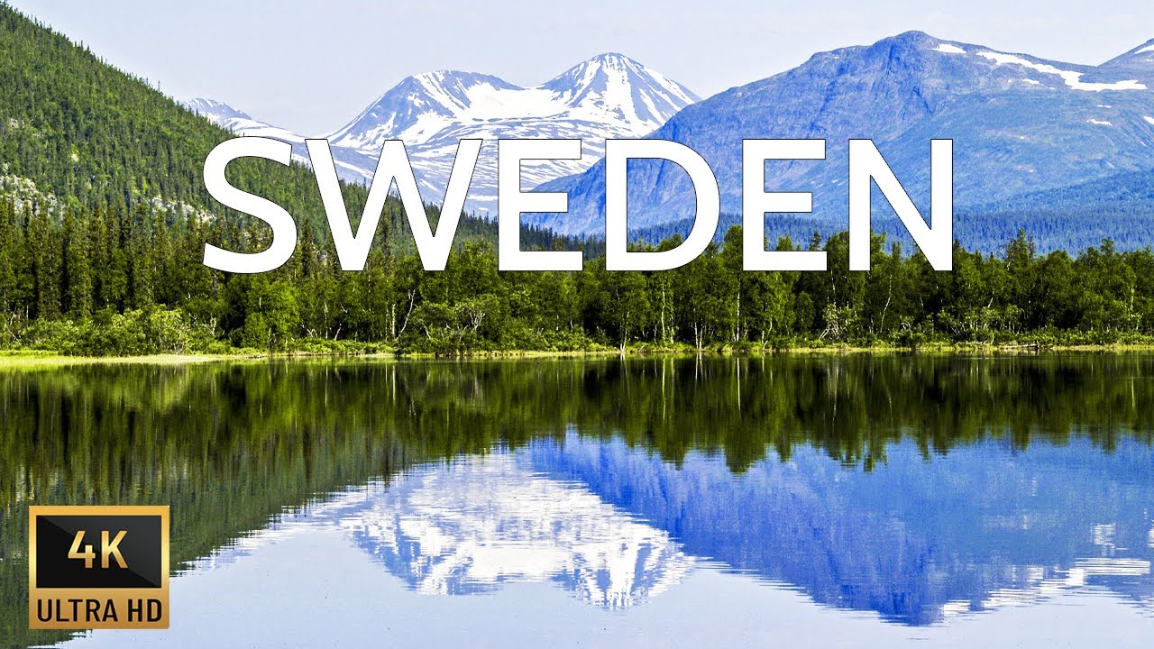 FLYING OVER SWEDEN (4K UHD) - Relaxing Music With Stunning Beautiful ...