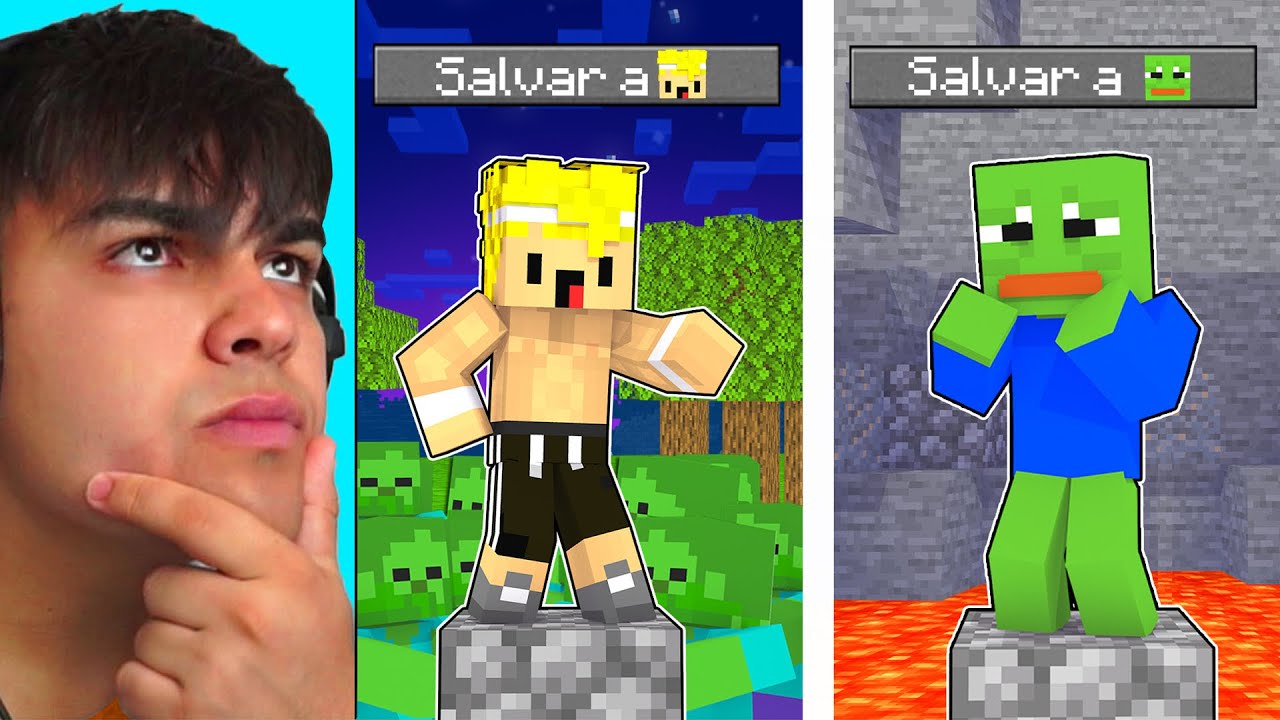 ¿A Quién Salvará Arsel en Minecraft? - YouTube