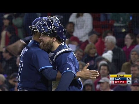TB@BOS: Colome shuts down the Red Sox in the 9th
