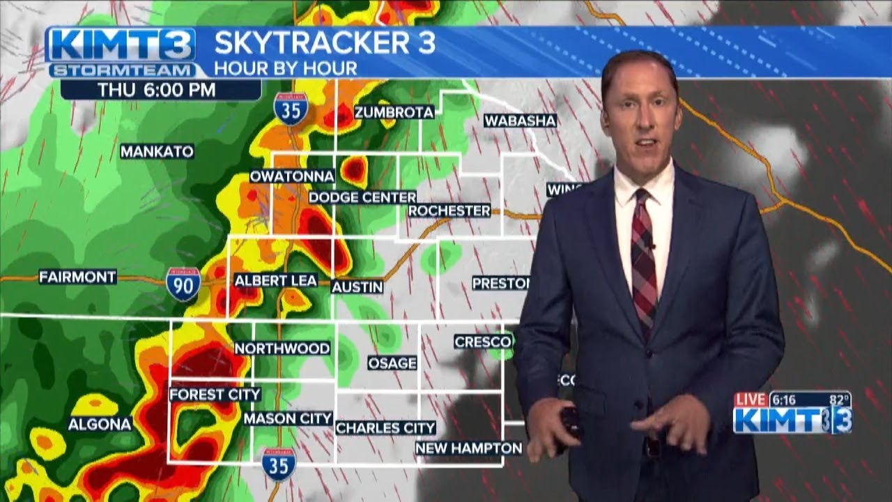 Chief Meteorologist Aaron White is tracking severe weather Thursday ...