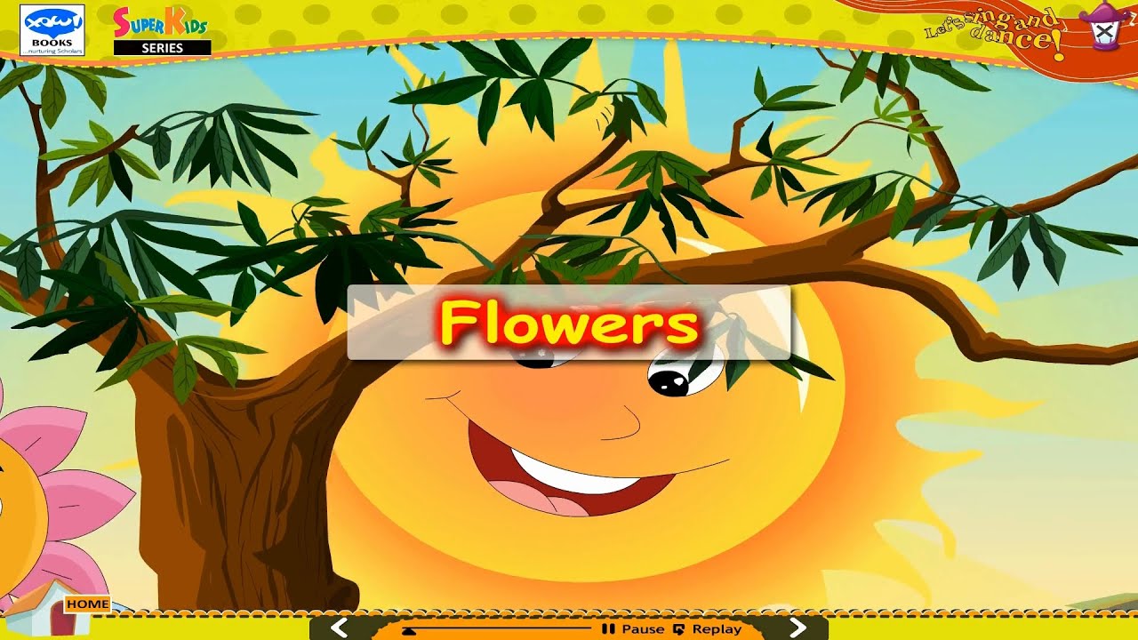 Flowers I English Nursery Rhyme for Kids I Kids Songs - YouTube