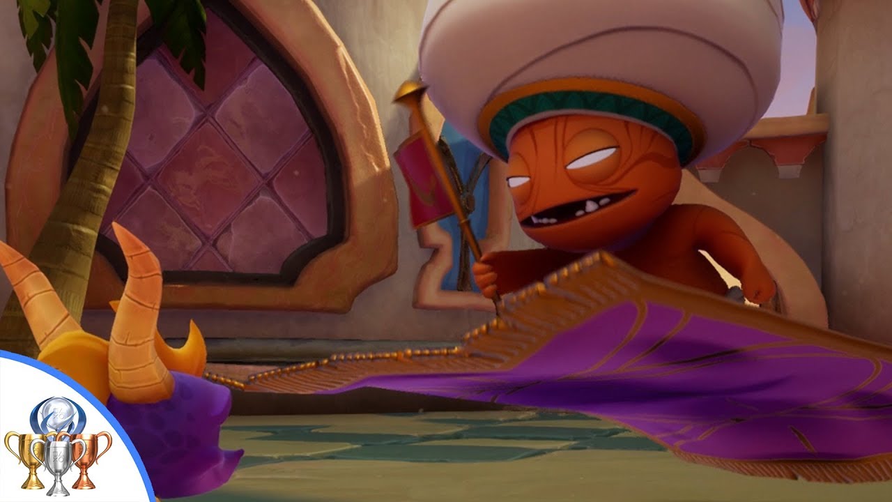 Spyro 2 Ripto's Rage - Duck and Cover - Don't get hit by Bombo in ...