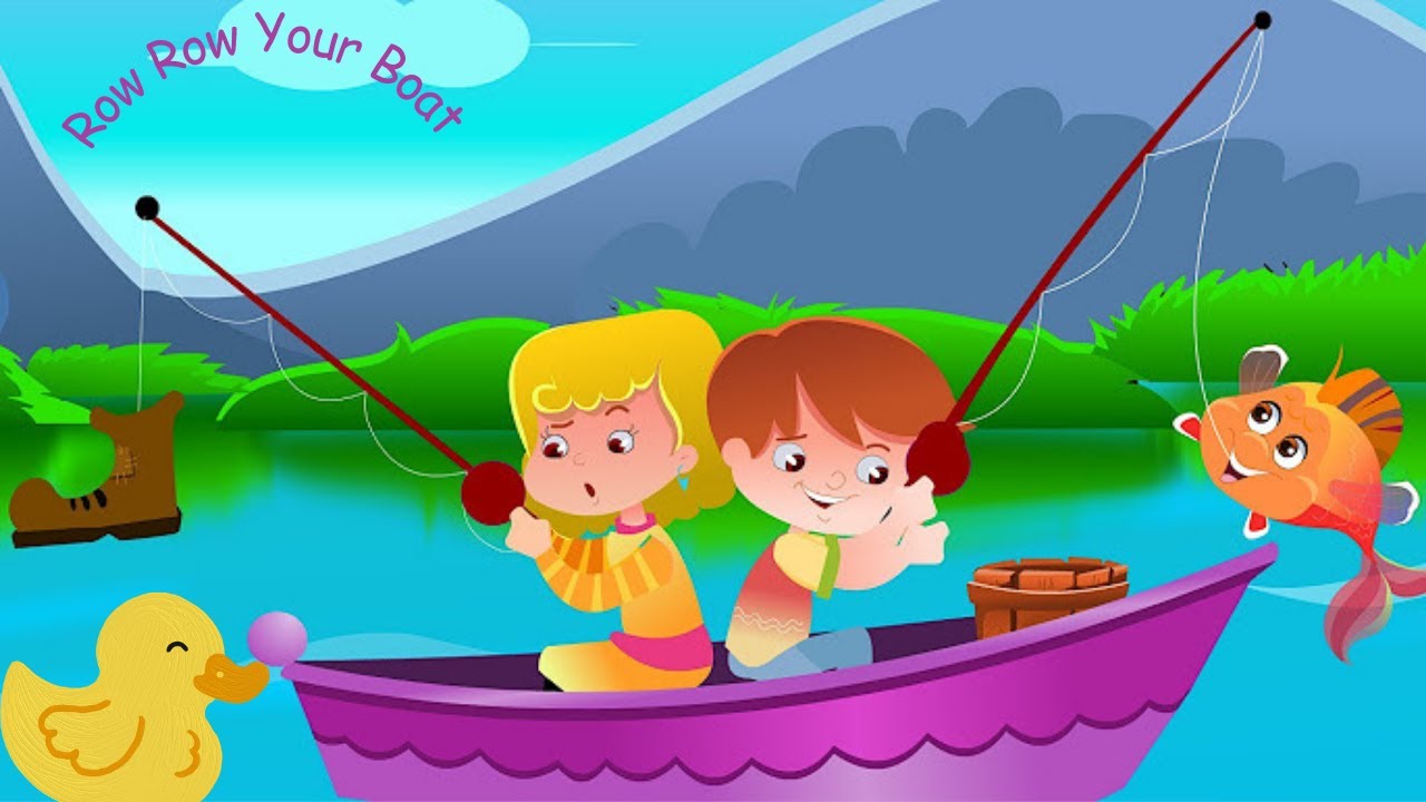 Row Row Your Boat kids Song | Nursery Rhymes and Kids Song | row row ...