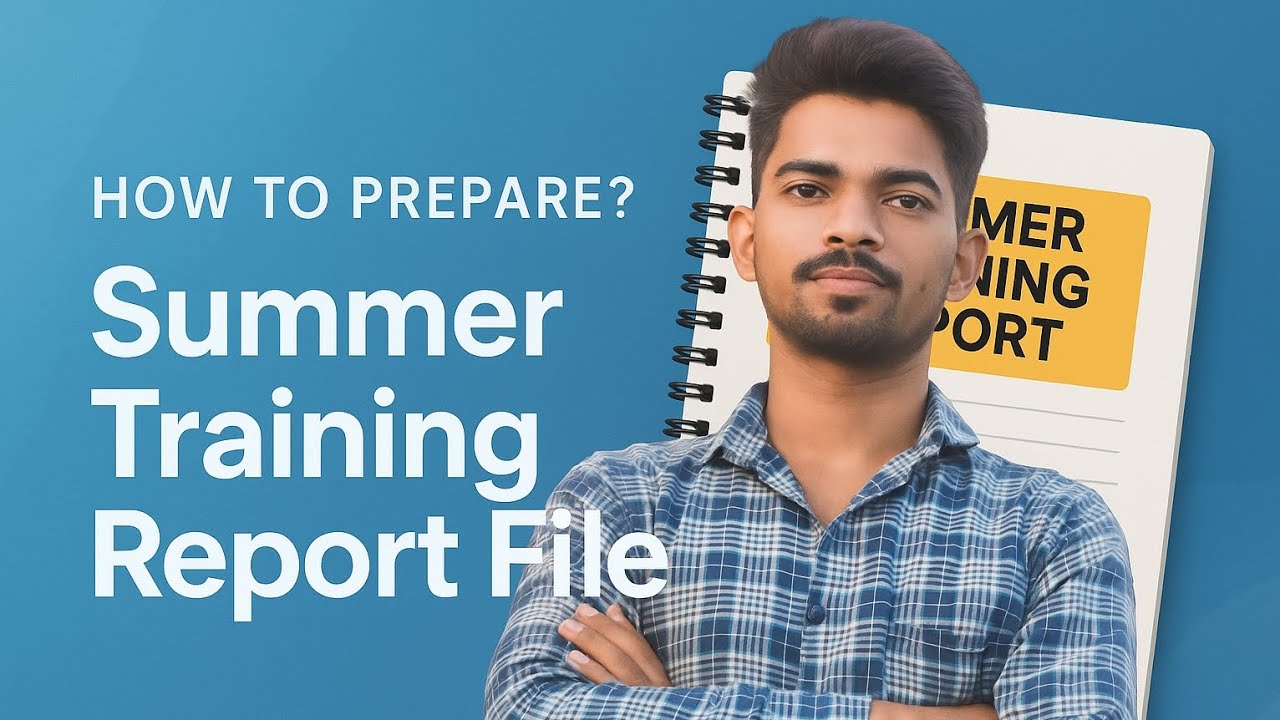 Summer Training रिपोर्ट File कैसे तैयार करे || Summer training report ...