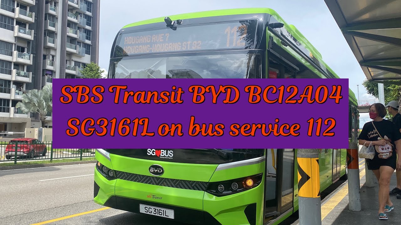 [Spare Bus/Recent Debut 🔥] [SBST] BYD BC12A04 [SG3161L] [SWDEP SP ...