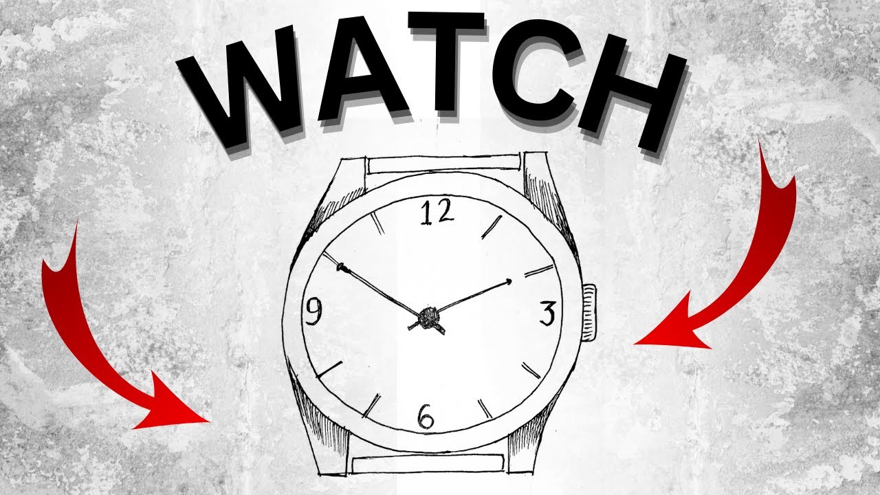 HOW TO DRAW WRIST WATCH | - YouTube