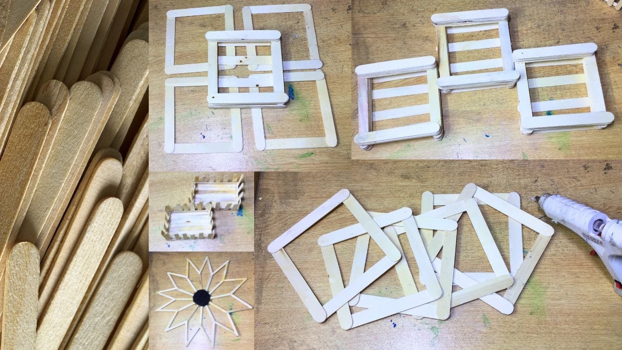 DIY Wall Hanging Decor Craft Using Popsicle Sticks | Easy Home ...
